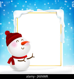 Image of snow falling over winter night landscape with fir trees Stock ...