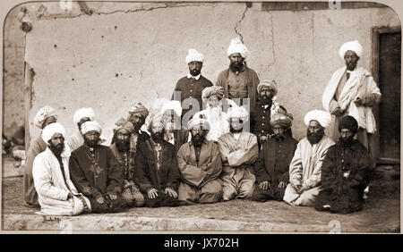 Sirdar Habibullah Gilzai and other Khans in 1879-80 Stock Photo - Alamy