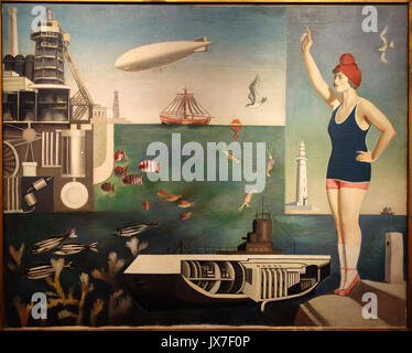 Sea by Harue Koga, 1929, oil on canvas National Museum of Modern Art ...