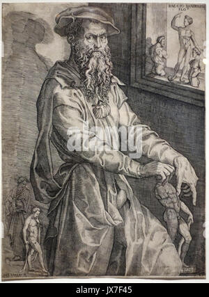 Portrait of sculptor Baccio Bandinelli Stock Photo - Alamy