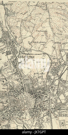 Mapa okoli brna Stock Photo - Alamy