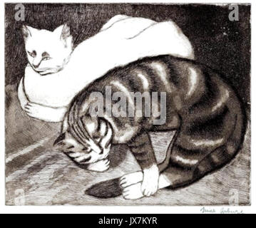 Nina Arbore - Pisici, 1935 Stock Photo - Alamy