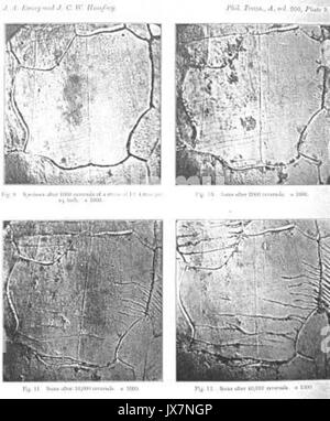 Ewing and Humfrey fatigue cracks Stock Photo - Alamy