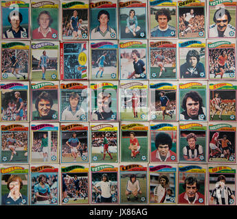 english football player cards collection book from the 1981-82 season ...
