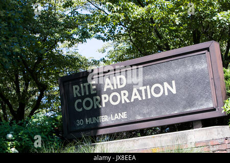 A logo sign outside of the headquarters of the Rite Aid Corporation in ...