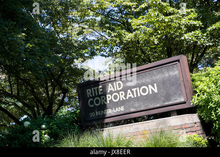 A logo sign outside of the headquarters of the Rite Aid Corporation in ...