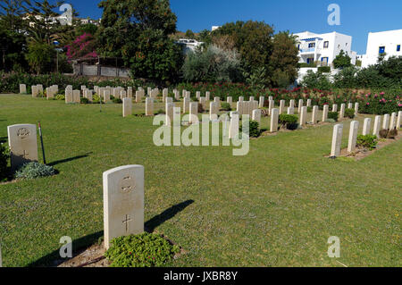British War Cemetery, Alinta, Leros Island, Dodecanese Islands, Greece ...