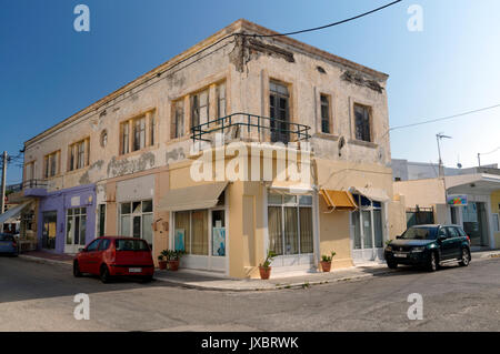 the town of Lakki in Leros Island - Dodecanese Islands - Greece Stock ...