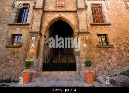 Beautiful building in Valldemossa, famous old mediterranean village of ...