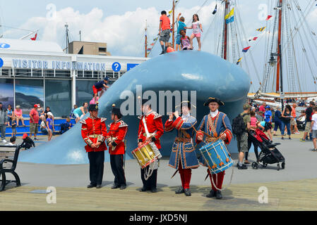 Halifax, Nova Scotia, Canada - July 29, 2017: Members of the Pirates of ...