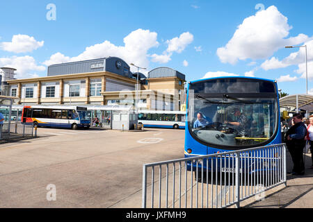 The bus station, Scunthorpe, Lincolnshire, England UK Stock Photo - Alamy