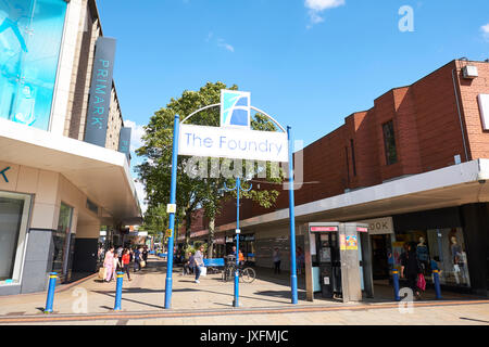 Scunthorpe Town Centre High Street Stock Photo - Alamy