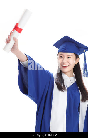 graduate students or bachelors in mortar boards Stock Photo - Alamy