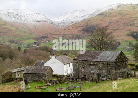 Lake district farm near Ambleside Stock Photo - Alamy