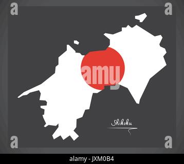 japan region shikoku map Stock Vector Image & Art - Alamy