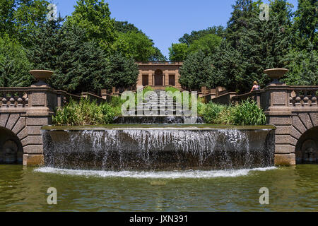 Cascading fountain at Meridian Hill Park, in Washington, DC Stock Photo ...