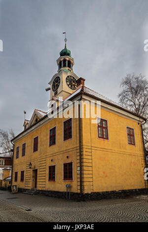 Finland Rauma winter snow scene train traffic Stock Photo - Alamy