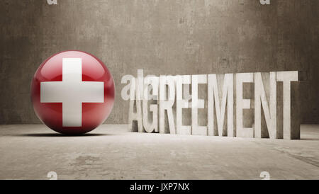 Switzerland High Resolution Agreement Concept Stock Photo - Alamy