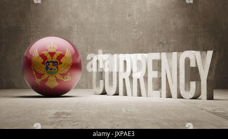 Montenegro High Resolution Currency Concept Stock Photo - Alamy