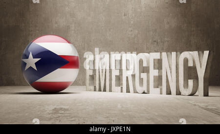 Puerto Rico High Resolution Emergency Concept Stock Photo - Alamy