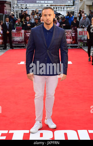 Jason Maza attending the European premiere of Detroit held at the ...