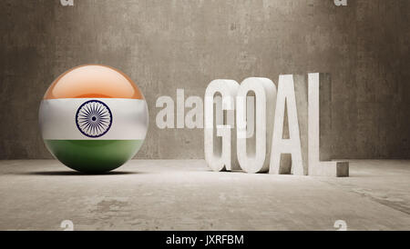 India High Resolution Goal Concept Stock Photo - Alamy