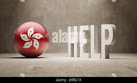 Hong Kong High Resolution Help Concept Stock Photo - Alamy