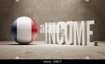 France High Resolution Income Concept Stock Photo - Alamy