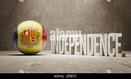 Andorra High Resolution Independence Concept Stock Photo - Alamy