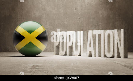 Jamaica High Resolution Population Concept Stock Photo - Alamy