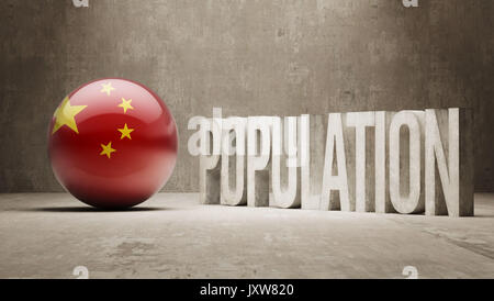 China High Resolution Population Concept Stock Photo - Alamy