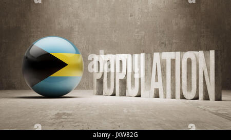 Bahamas High Resolution Population Concept Stock Photo - Alamy