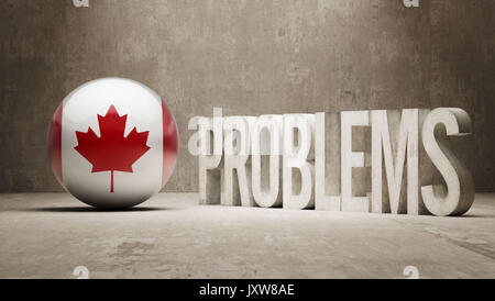 Canada High Resolution Problems Concept Stock Photo - Alamy