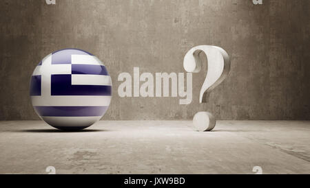 Greece High Resolution Question Mark Concept Stock Photo - Alamy