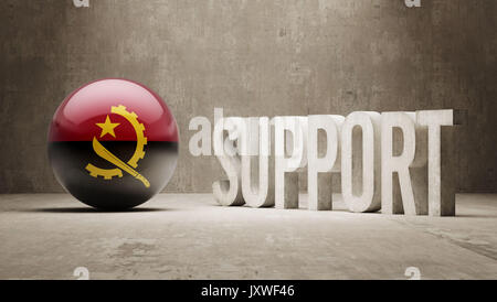 Angola High Resolution Support Concept Stock Photo - Alamy