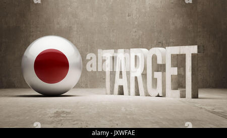 Japan High Resolution Target Concept Stock Photo - Alamy