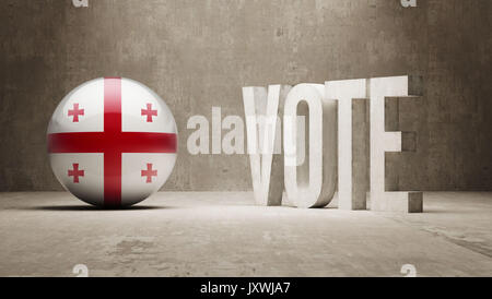 Georgia High Resolution Vote Concept Stock Photo - Alamy