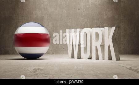 Costa Rica High Resolution Work Concept Stock Photo - Alamy