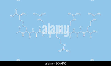 Etelcalcetide drug molecule. Skeletal formula Stock Photo - Alamy