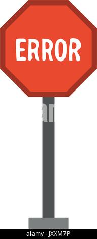 Sign error protect icon cartoon vector. Note steal alert. Service ...