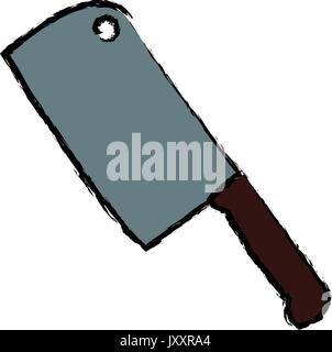 axe for meat kitchen object culinary Stock Vector Image & Art - Alamy