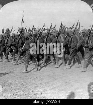 World War 1: Turkish Infantry, 1914. French postcard series: '1914 ...