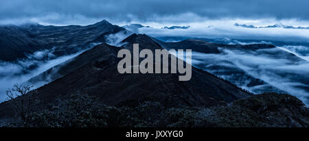 Baoxing County scenery of Sichuan province in China Stock Photo - Alamy