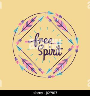 free spirit cartoon background Stock Vector Image & Art - Alamy