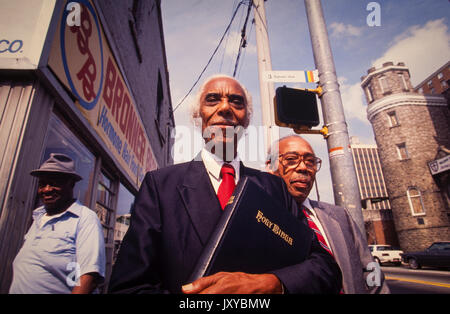 Nathaniel Bronner of Bronner Brothers Cosmetics at his Auburn Avenue ...