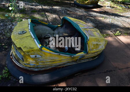 Abandoned Fun fair amusement park Chernobyl exclusion zone Stock Photo ...