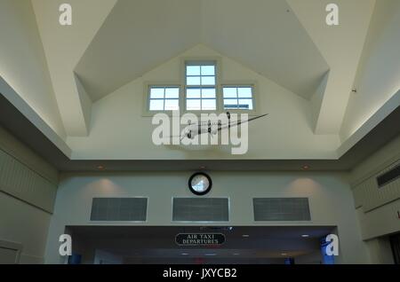 View of the Nantucket memorial Airport (ACK), a small airport on the ...