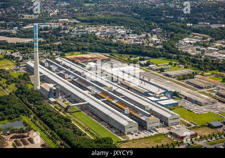 Aerial view, TRIMET Aluminium SE, aluminum plant, Friedrichsfeld Stock ...