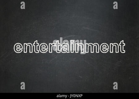 Holiday concept: Entertainment on chalkboard background Stock Photo - Alamy