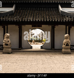 Garden house and garden gate located in a mountain valley Stock Photo ...